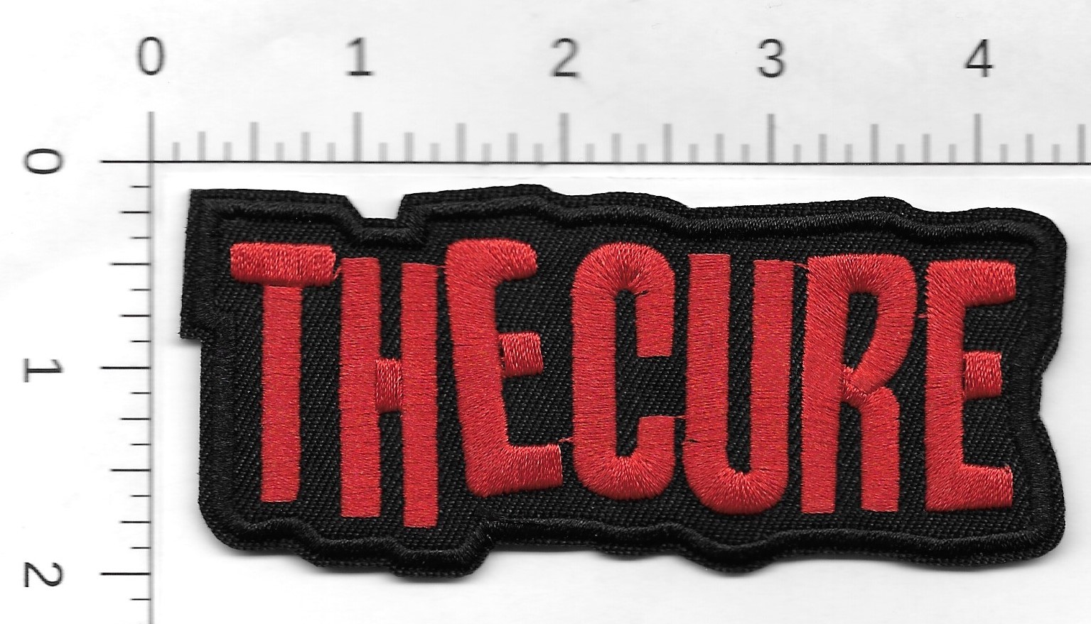 The Cure (band) logo Embroidered Patch Iron-On Sew-On US ship Robert ...