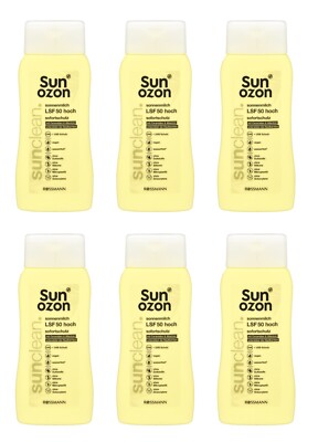 6 x 200ml | sunozon Sunclean Sonnenmilch LSF 50 | eBay.de