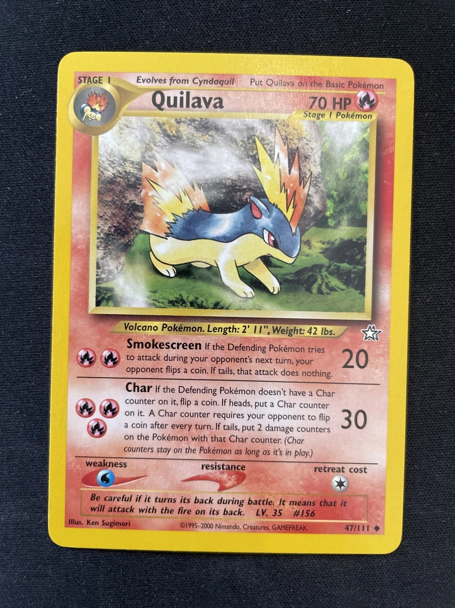 Quilava Pokemon Card