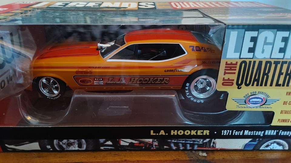 Auto World Legends 1971 Ford Mustang NHRA Funny Car Diecast Scale 1:18 ...