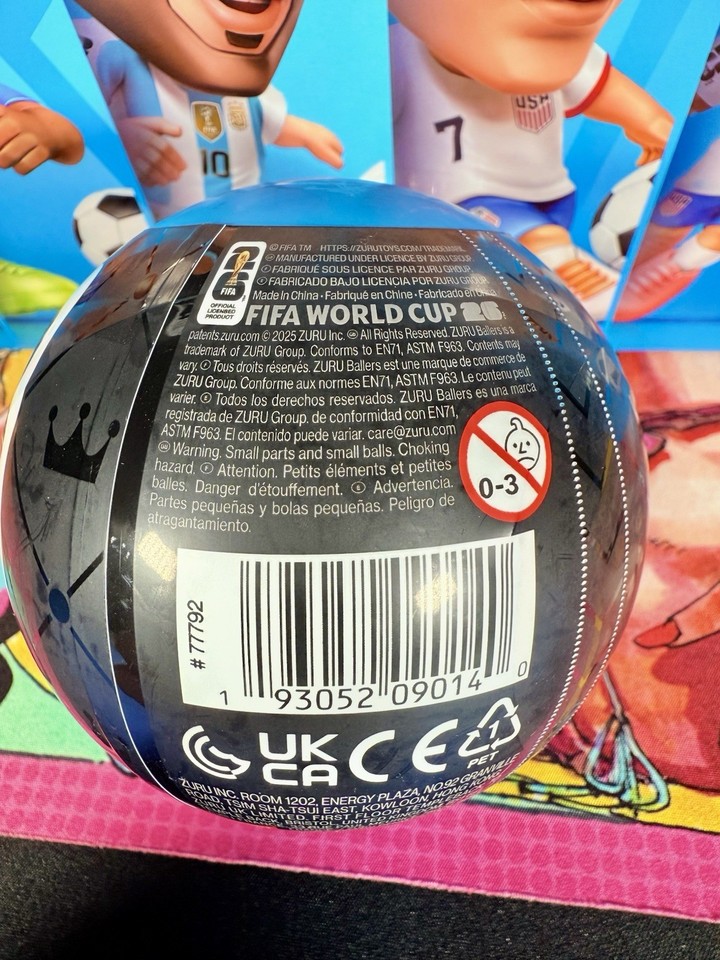 ZURU FIFA World Cup Ballers 2026 Mystery Pack Soccer Figure Random ...
