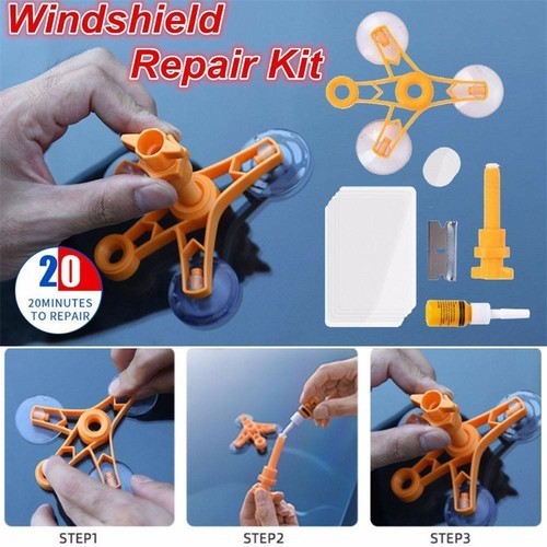 Car Auto Tool Kit For Windscreen Windshield DIY Wind Glass Chip Crack ...
