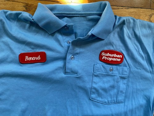 Suburban Propane Light Blue Workwear Polo Monogrammed Men’s L/XL | eBay