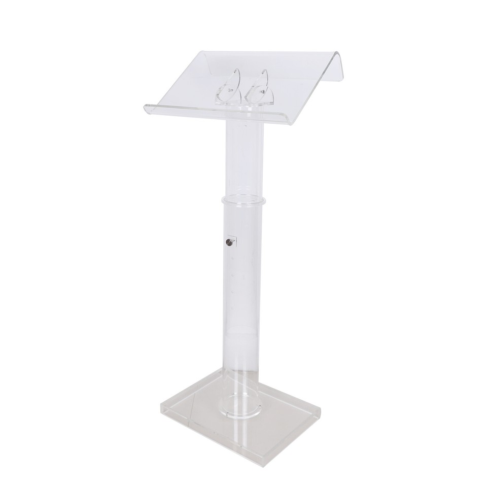 Clear Acrylic Conference Pulpit Podium Plexiglass Transparent Church ...
