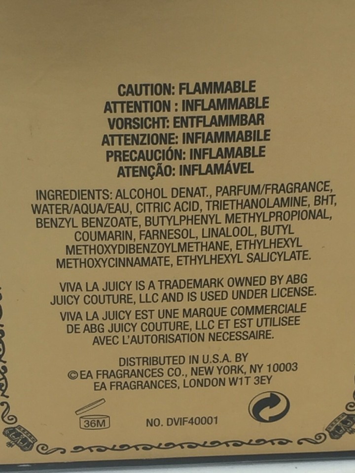 Viva La Juicy Gold Couture by Juicy Couture EDP 3.4oz / 100 ml Spray ...