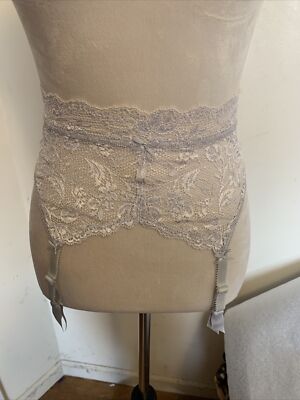 NWT Bolero Paris Vintage Girdle With Garters Silver Lace Size XS | eBay