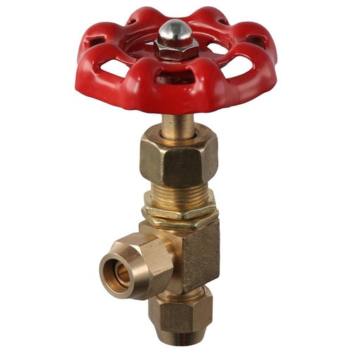Copper Shut Off Valves Red Scalable for Water Pipe Boiler Drain ...