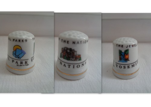 1 DE A COUDRE DE COLLECTION EN PORCELAINE YOSEMITE NATIONAL PARK ...