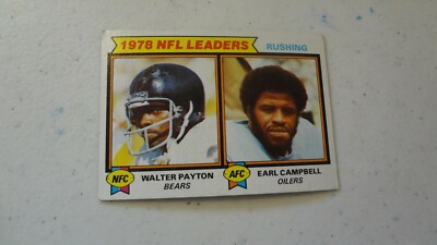 1979 TOPPS # 3 1978 NFL RUSHING LEADERS FOOTBALL CARD | eBay