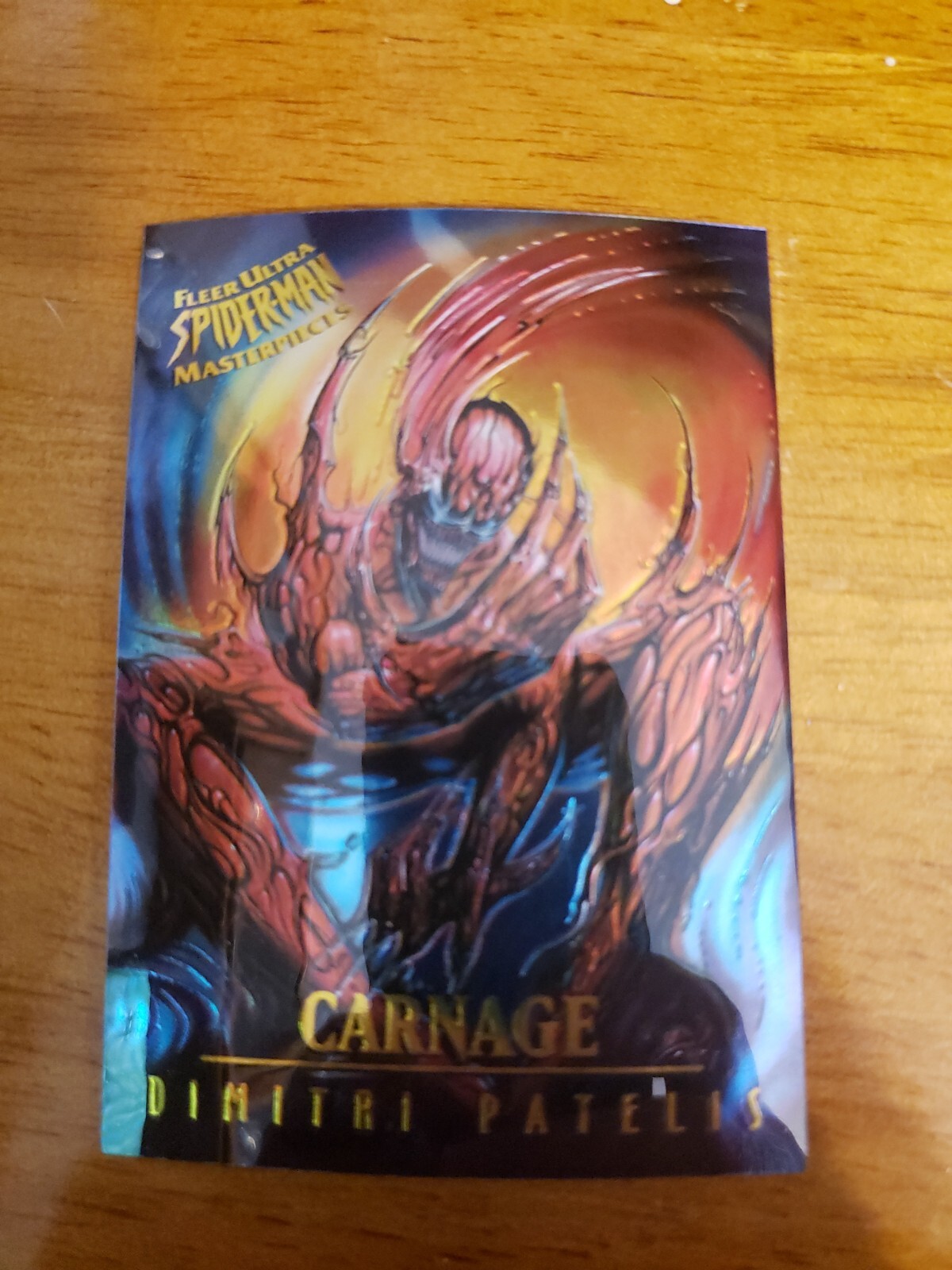 1995 Fleer Ultra Marvel Spiderman Masterpieces Carnage - Dimitri ...