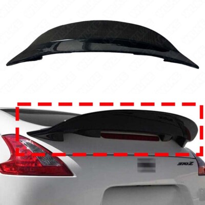 Real Carbon Fiber Rear Wing Trunk Spoiler for Nissan 370Z Z34 Coupe ...