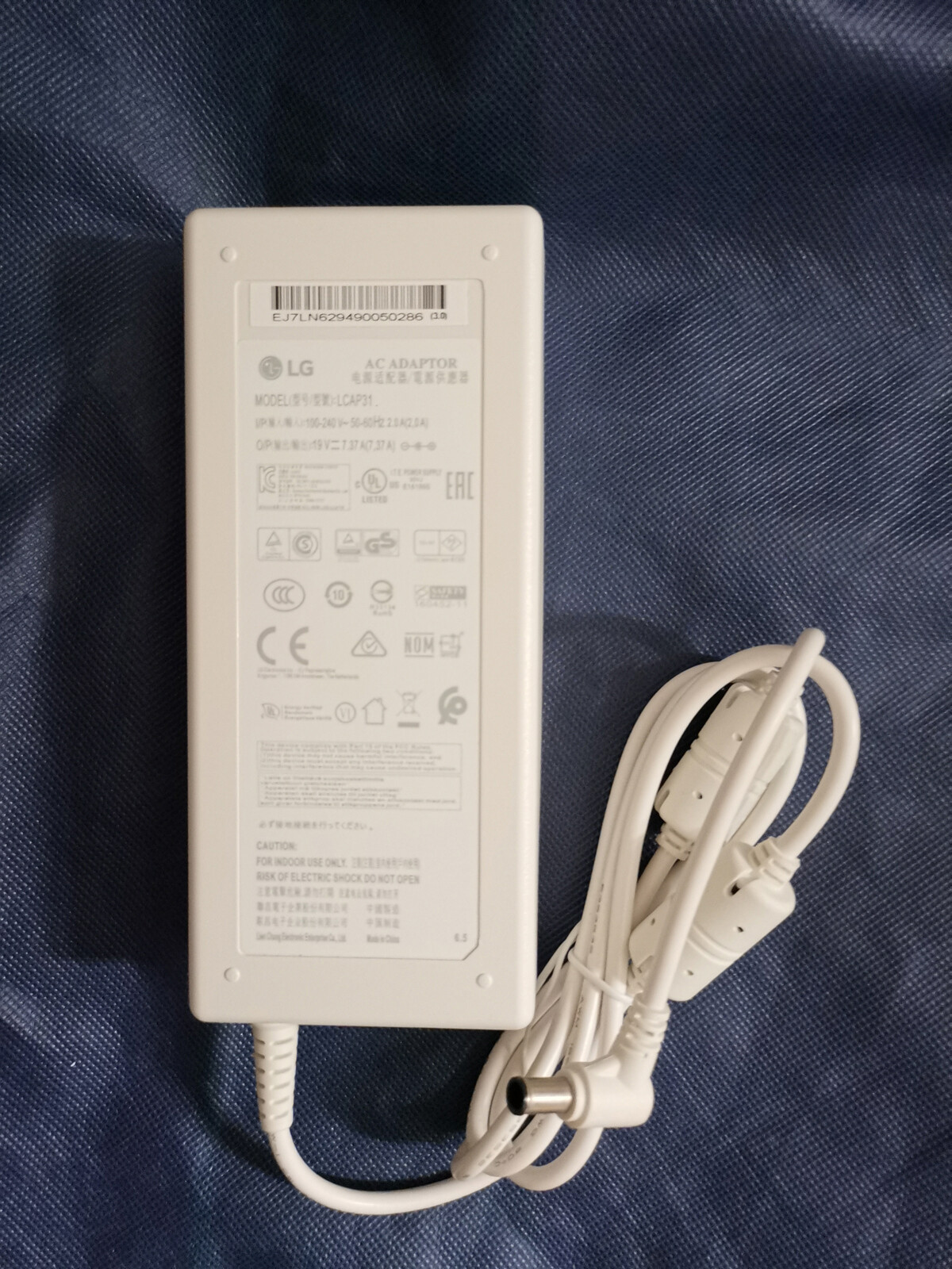 19V 7.37A original LCAP31 Adapter fit LG 27UD88-W 27" 4K UHD IPS LED ...