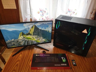 CYBERPOWER Gaming PC Monitor, Tower, Keyboard and Mouse Bundle | eBay