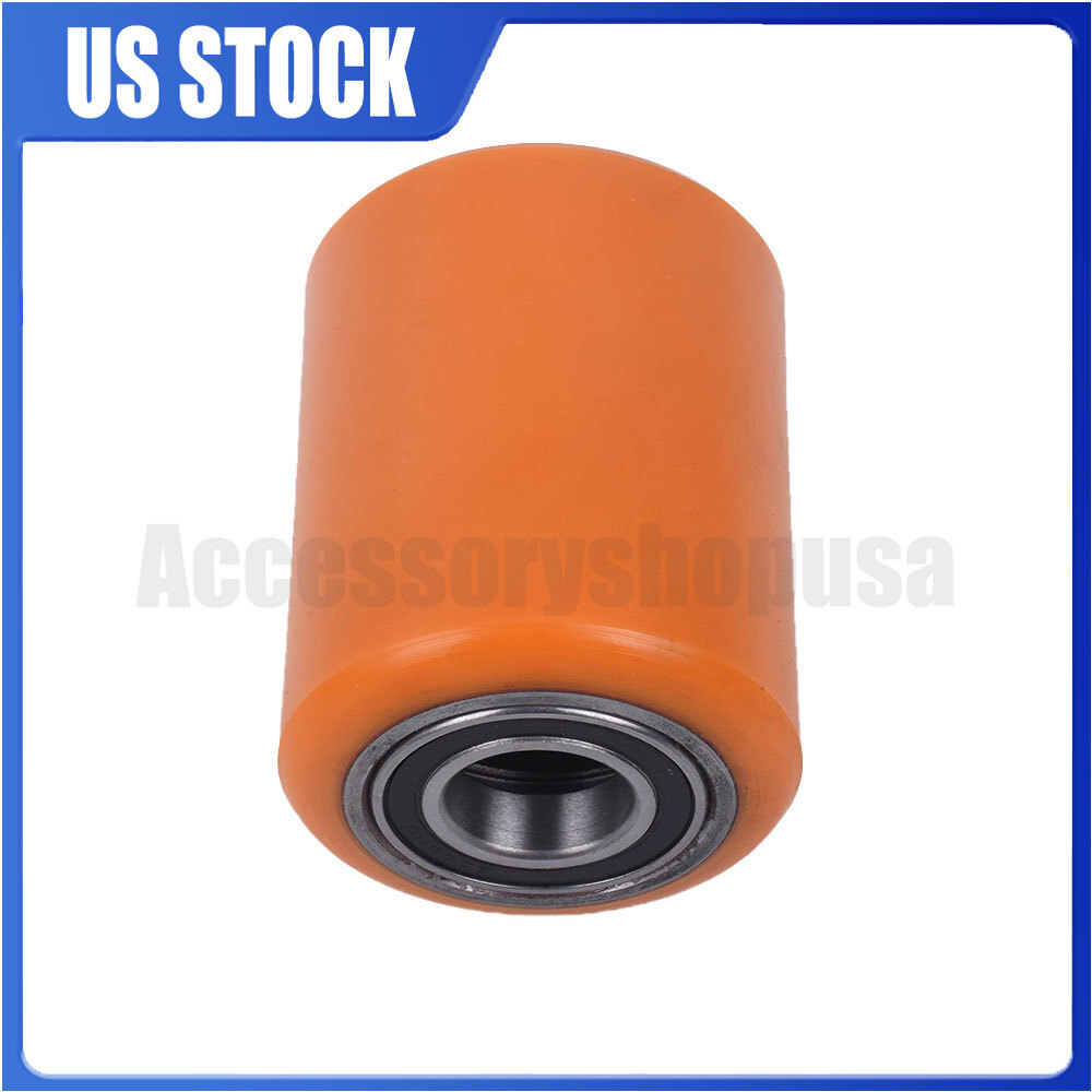 2 PCS Poly Wheel For Crown Electric Pallet Jack Models WP 2300 WP 3000 ...