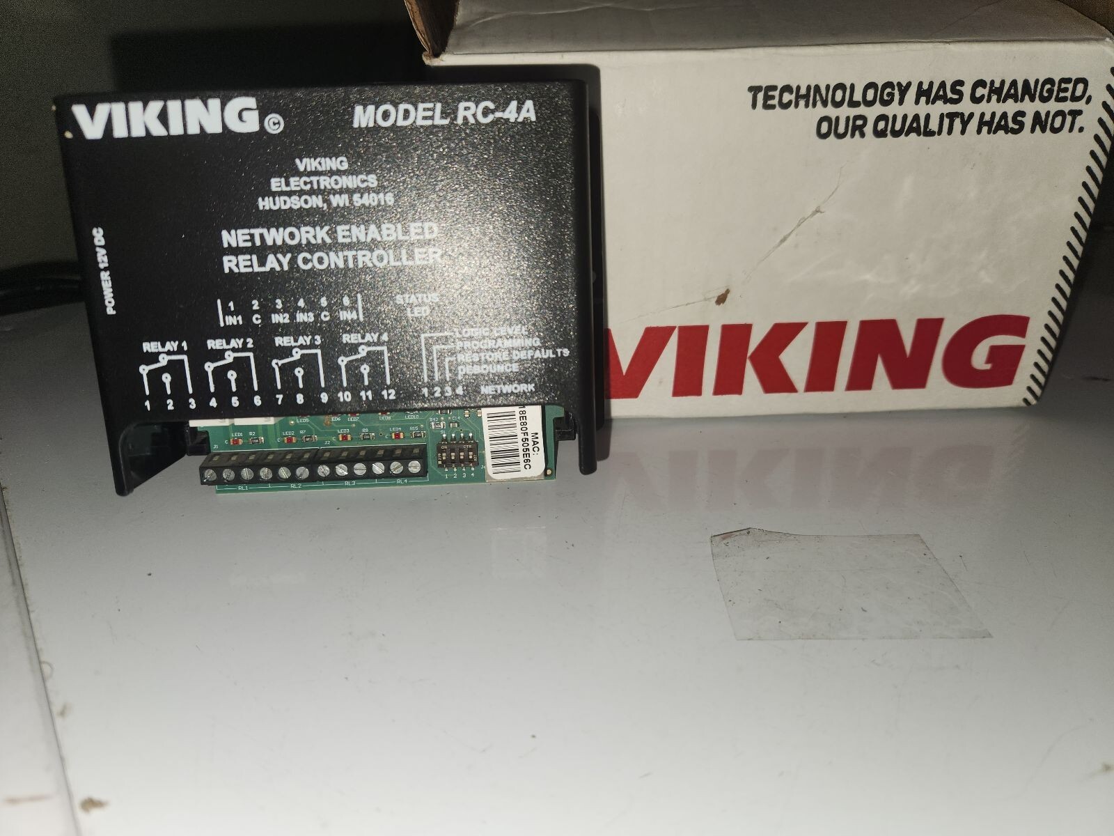 Viking Electronics RC-4A NETWORK ENABLED RELAY CONTROLLER | eBay
