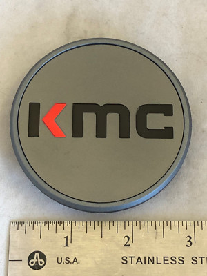 KMC Custom Wheels Gunmetal Grey Wheel Rim Hub Hubcap Cover Center Cap ...