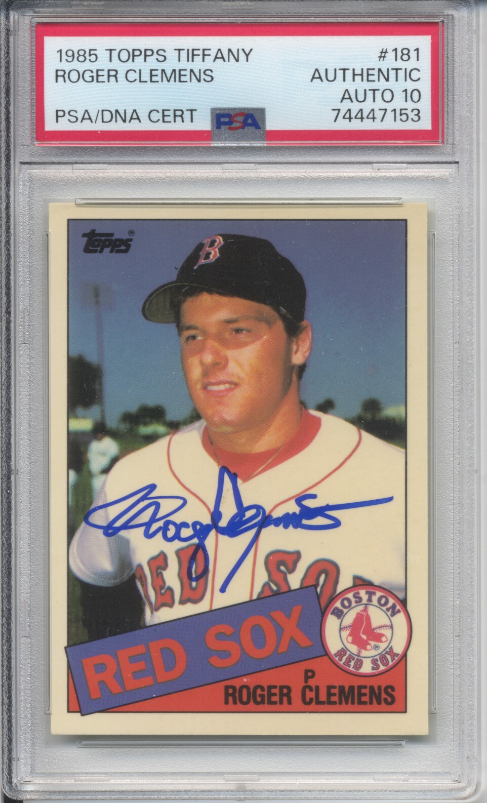 1985 Topps Tiffany Roger Clemens RC PSA Auth Auto 10 | eBay
