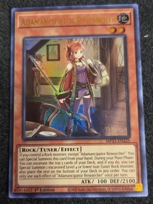 Yugioh Adamancipator Researcher MP21-EN225 Ultra Rare 1st Ed NM | eBay