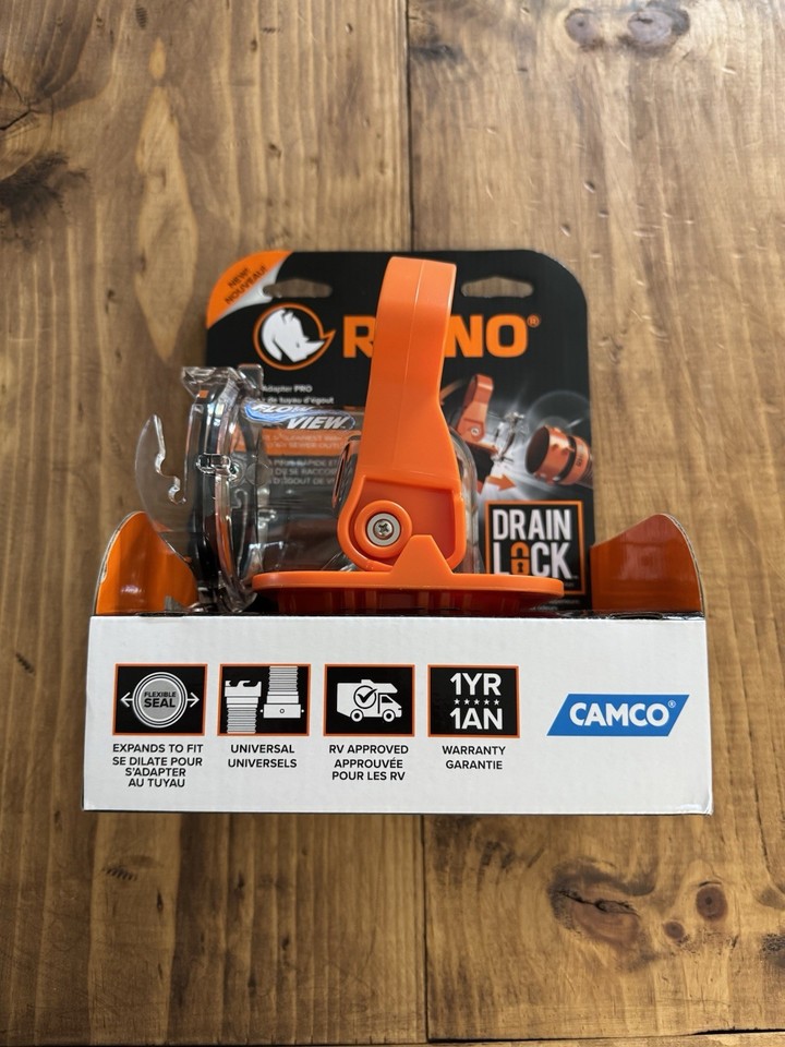 Camco 39730 Rhino Rv Sewer Adapter Pro Locking Elbow | eBay