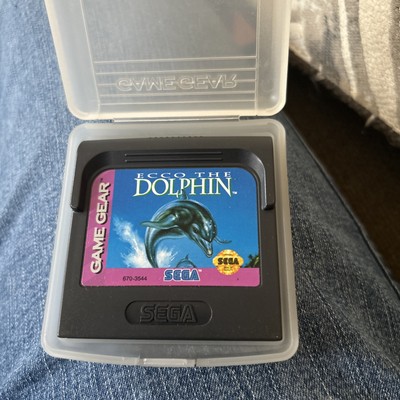 Sega Game Gear ECCO THE DOLPHIN Video Game Authentic Cart w/ Case | eBay