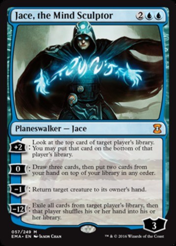 Slightly Played, English - 1 x MTG Jace, the Mind Sculptor Eternal ...