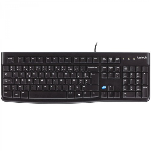 Logitech K120 Wired USB Keyboard Azerty Fr French Desktop Computer PC 5099206021341 | eBay