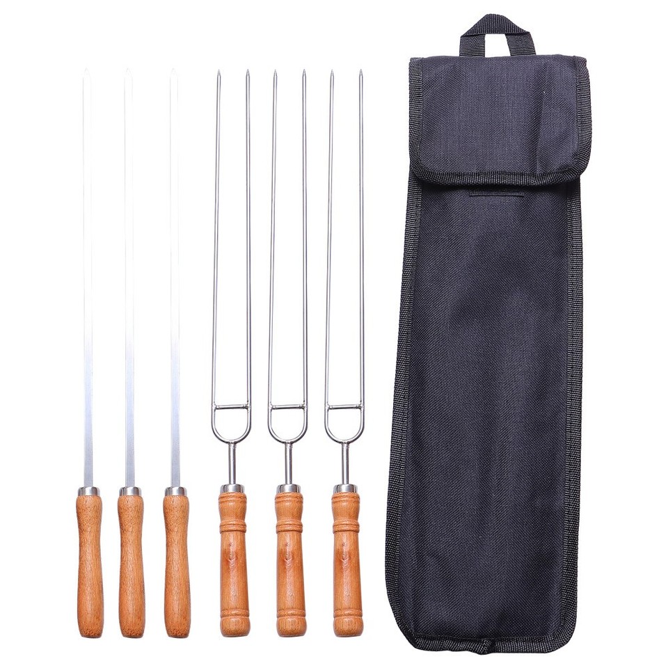 1 Set Grill Utensils BBQ Tools Stainless Steel Outdoor Picnic Barbecue ...