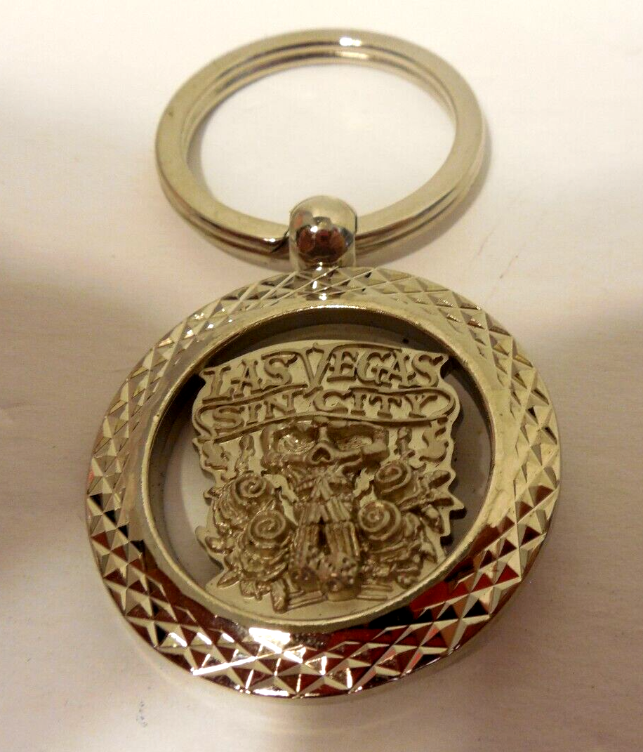 Las Vegas Nevada Keychain Sin City Metal raised keychain Key Ring | eBay