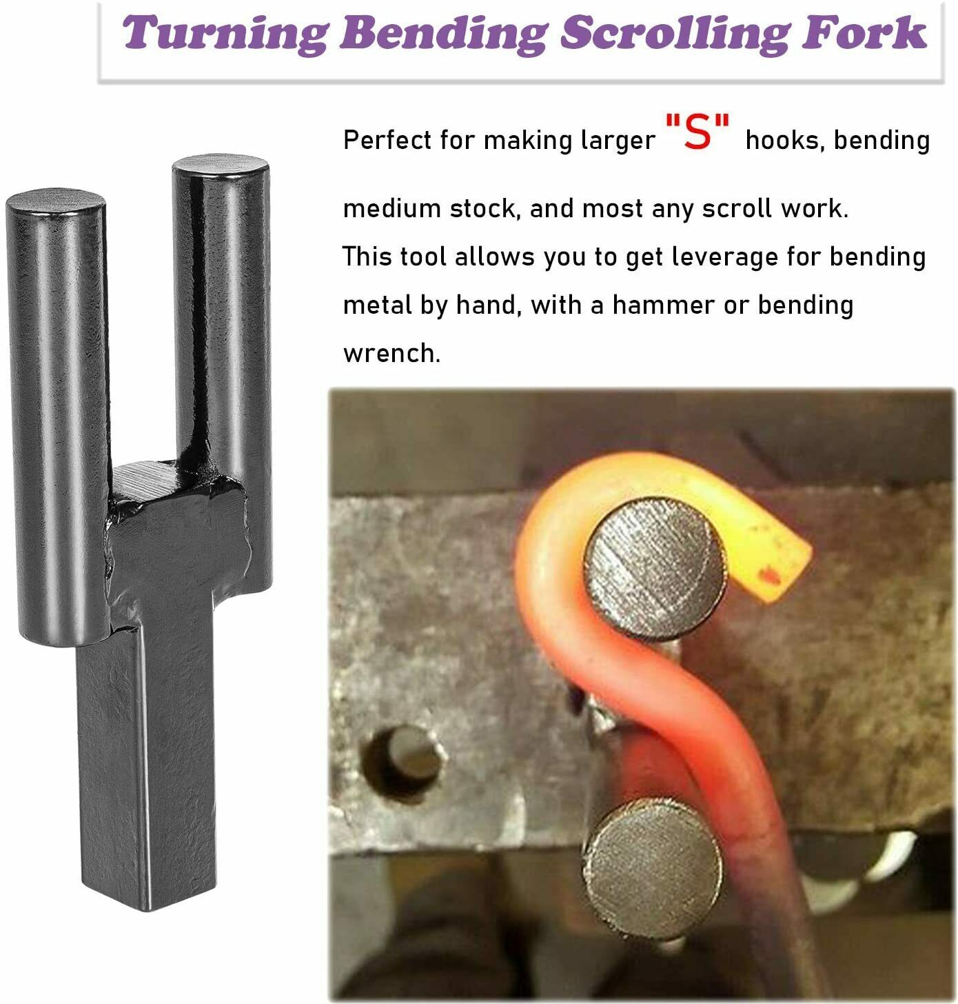 1 Inch Blacksmith Anvil Forge Hardy Hot Cut Creasing Stake Fuller ...