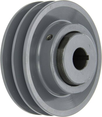 2VP50-1 1/8" Bore Variable Pitch Sheave Adjustable Pulley Two Grooves ...