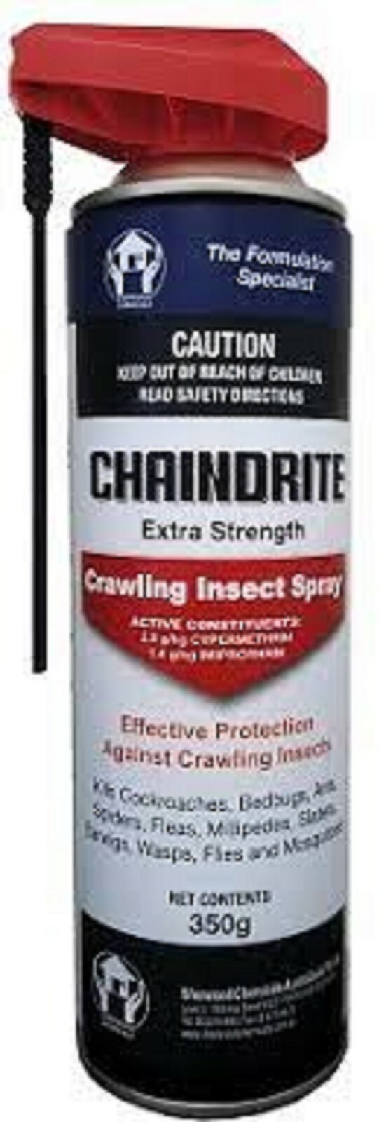 2 Chaindrite Crawling Insect Spray - cockroach spider ants fleas ...