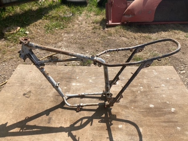 Classic Triumph T100C T100 C Frame Rust free for restoration. | eBay UK