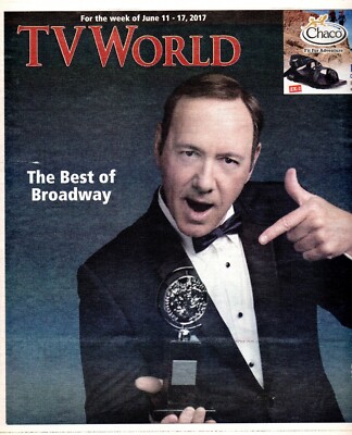 TV WORLD Magazine June 11-17 2017 Kevin Spacey The 71st Annual Tony ...