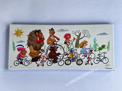 2022 Disney Parks Bill Robinson LE Canvas A Very Muppets Bike Ride ...