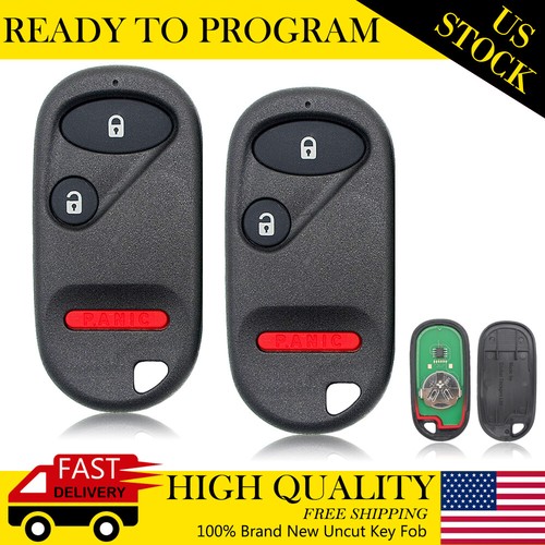 2 For Honda Civic 2001 2002 2003 2004 2005 Remote Car Keyless Entry Key ...