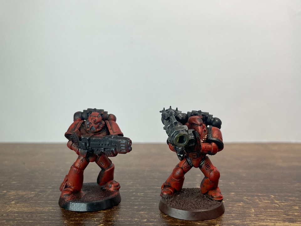 Space Marines First born blood angels painted squad x5 GW Warhammer 40k ...