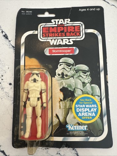 1981 Star Wars ESB Empire Strikes Back Stormtrooper Figure 45 Back MOC ...