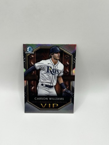 CARSON WILLIAMS 2025 Bowman VIP #VIP-1 Tampa Bay Rays | eBay