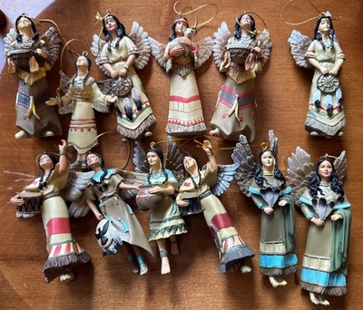 Southwest Angel Native American Angel Christmas Ornament set of 12 ...