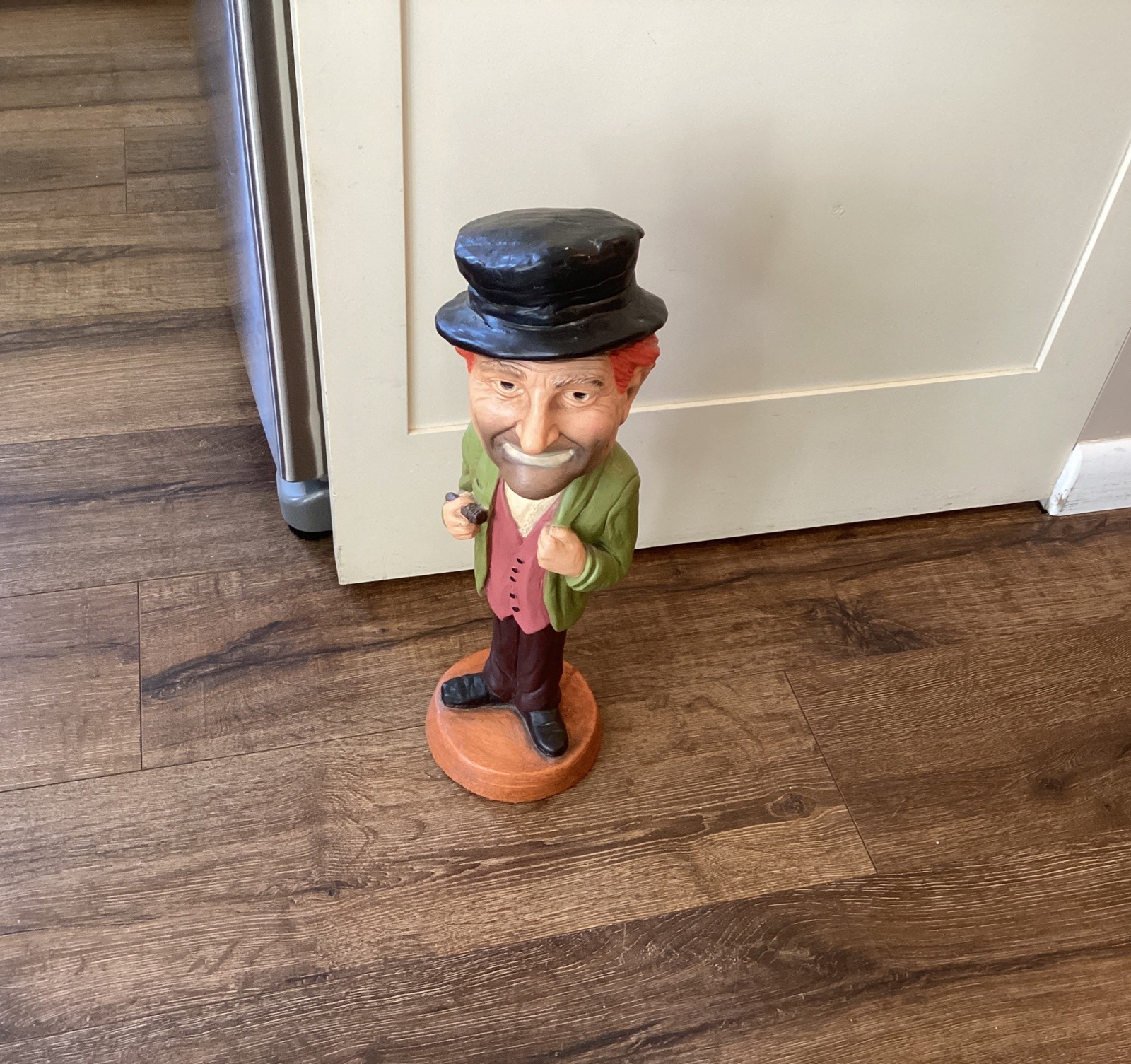 ESCO Chalkware Statue Red Skelton Freddie The Freeloader TV Hobo Clown ...
