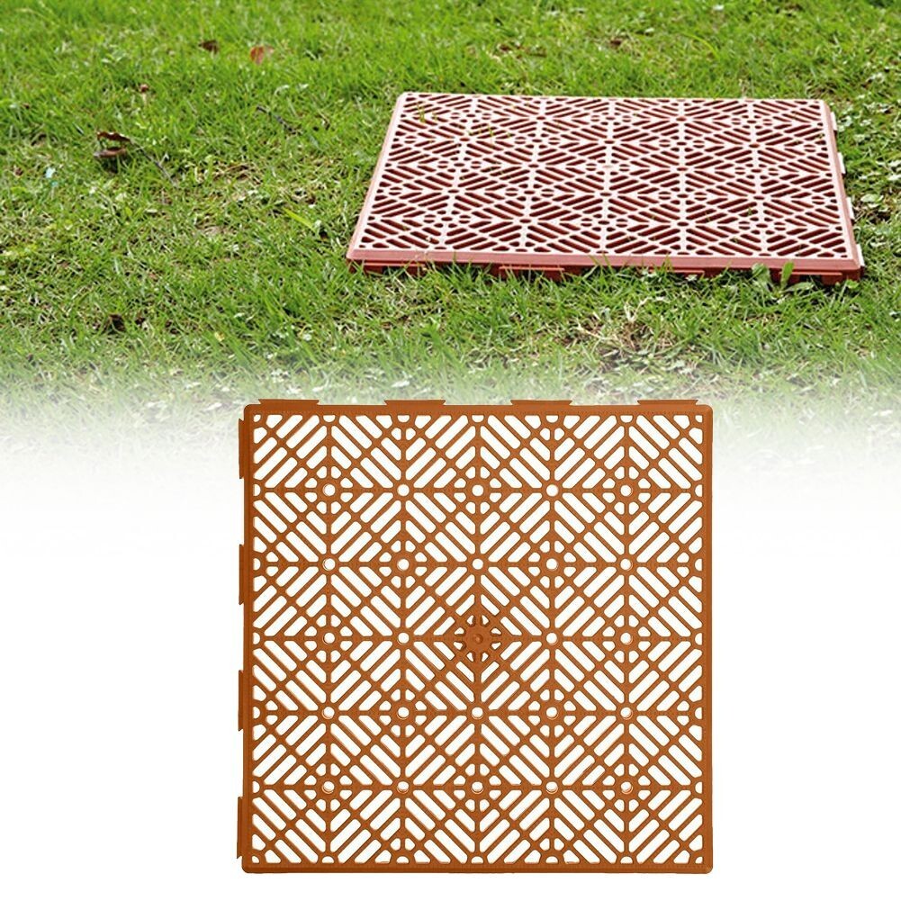 Plastic Interlocking Outdoor Tiles