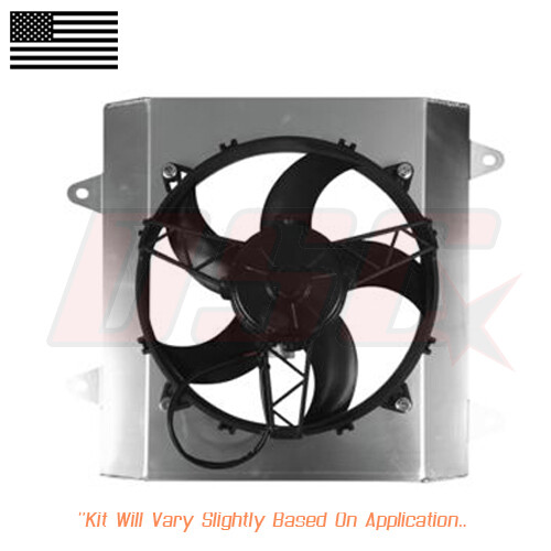 2011-2015 Polaris RZR 800 4x4 Replacement 12v High Performance Radiator ...