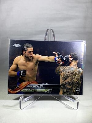 BRIAN ORTEGA 2018 TOPPS UFC CHROME ROOKIE FIGHTER CARD #79 RC MMA First ...