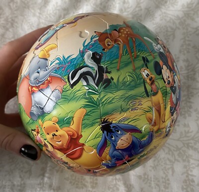 Disney Puzzle Ball Toy 3D Ball 6" 60 Pieces | eBay