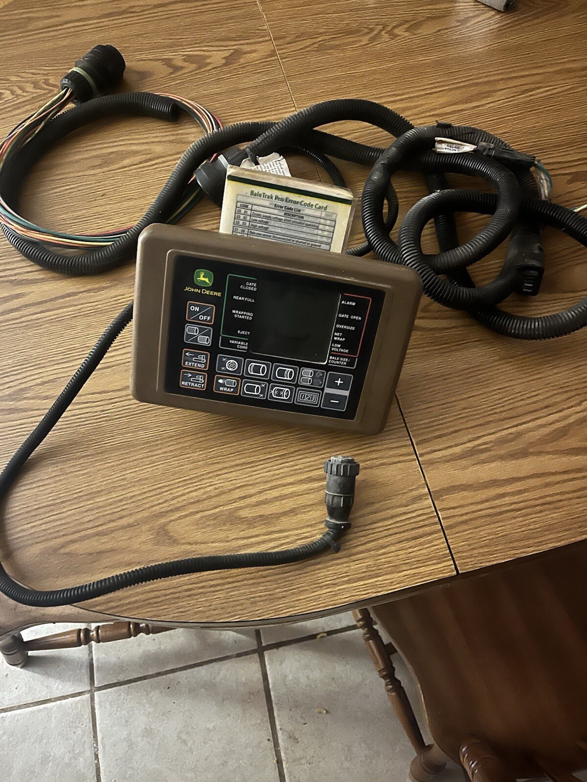 John Deere Bale Trak Pro Monitor AND Harness | eBay