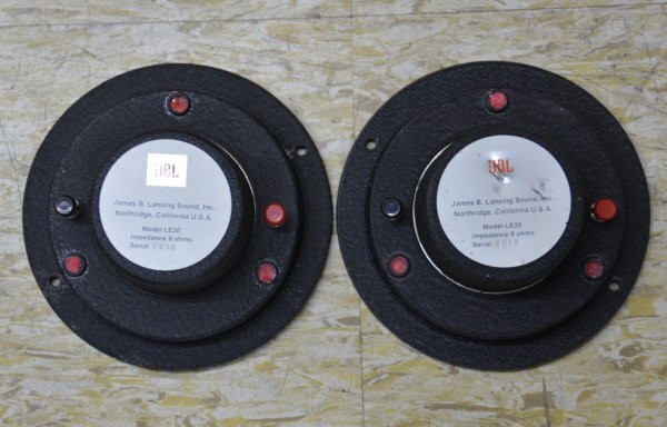 JBL LE20 cone tweeter 8Ω pair" Alnico magnet, Confirmed Operation | eBay