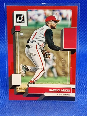 2022 Donruss Red Parallel /2022 #87 Barry Larkin Cincinnati Reds | eBay