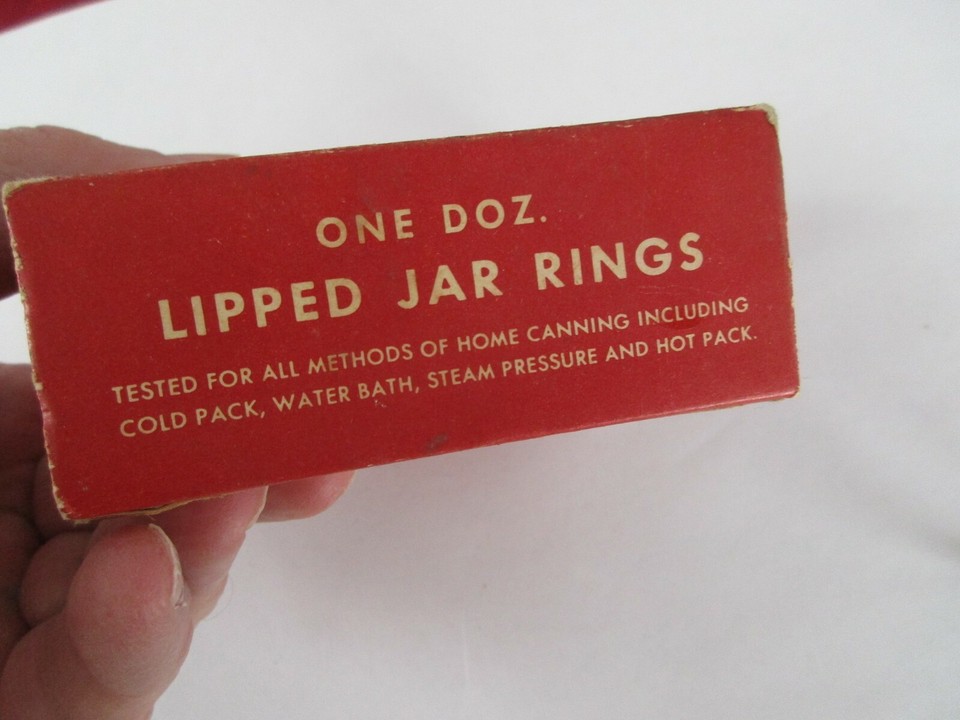 Vintage BERNARDIN SINGLE LIPPED JAR RINGS - Original box | eBay