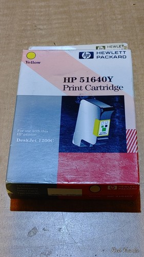 HP 40 Yellow Hewlett Packard Ink Cartridge 51640Y, Open Box Expired ...
