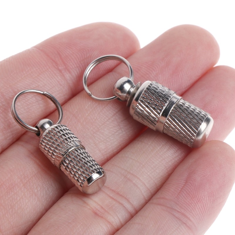 Metal Dog Tag Holder Pet Tag Ring with Mini Storage Box for Pet Dog for ...